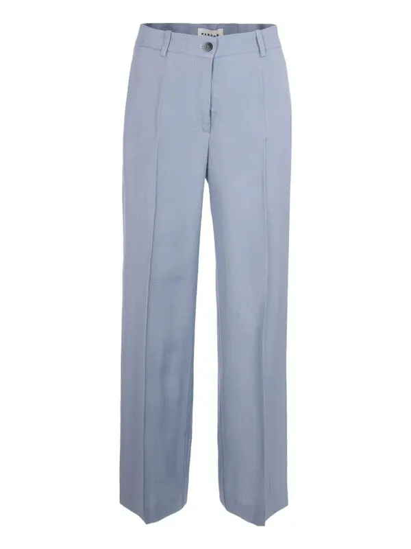 P.a.r.o.s.h Tailored Trousers With Belt Loops - Gray