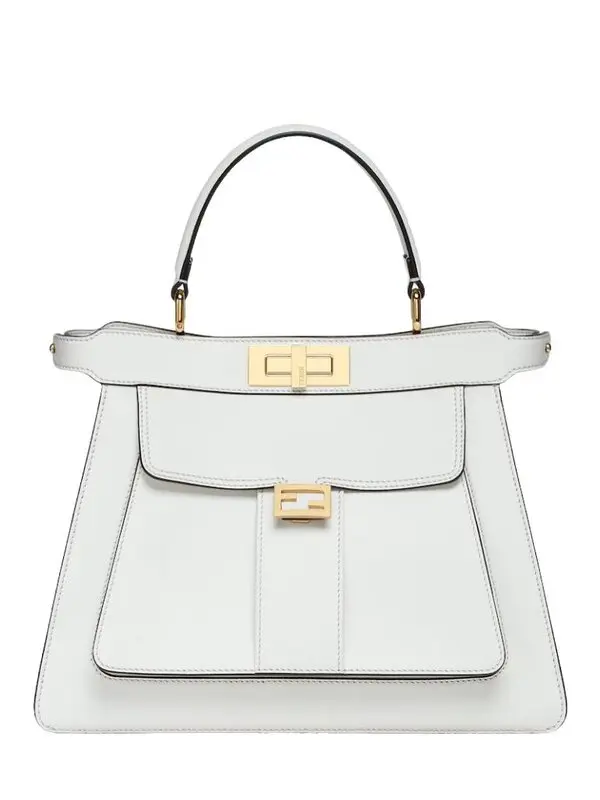 Fendi Peekaboo Tote Bag - White
