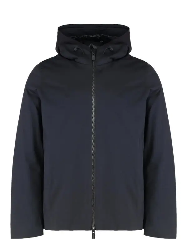 RRD Hooded Double-zip Jacket - Black
