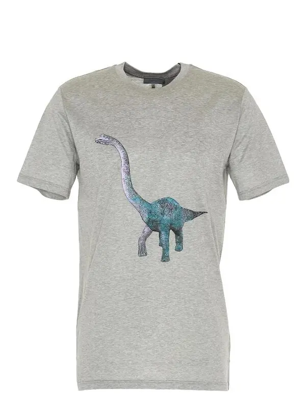 LANVIN Round-necked T-shirt - Gray