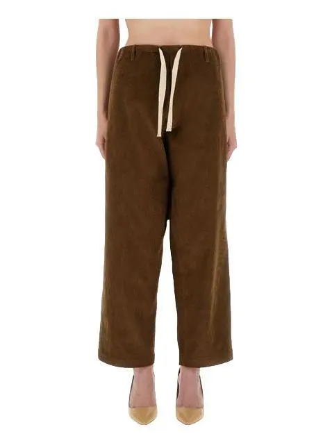 Moschino Drawstring Casual Pants - Brown