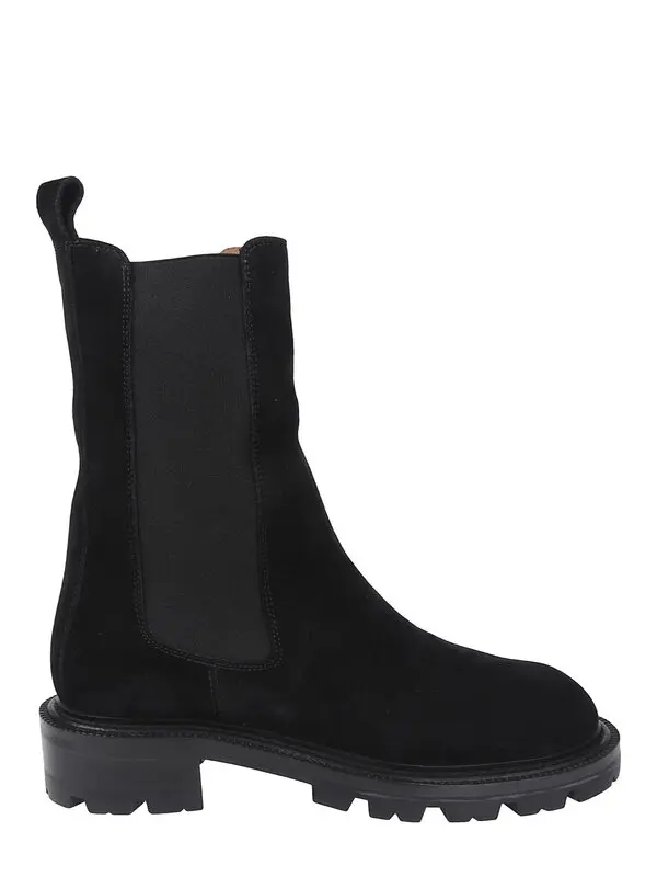 Paris Texas Lug Sole Chelsea Boots - Black
