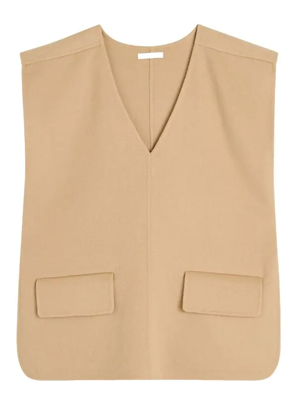 BY MALENE BIRGER Cilia Knitted Vest - Black Sand