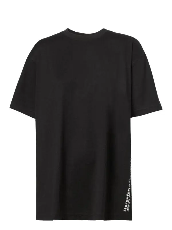 Burberry Logo Print T-shirt - Black