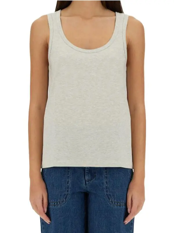 A.p.c. Sleeveless Round Neck Tank Top - Grey