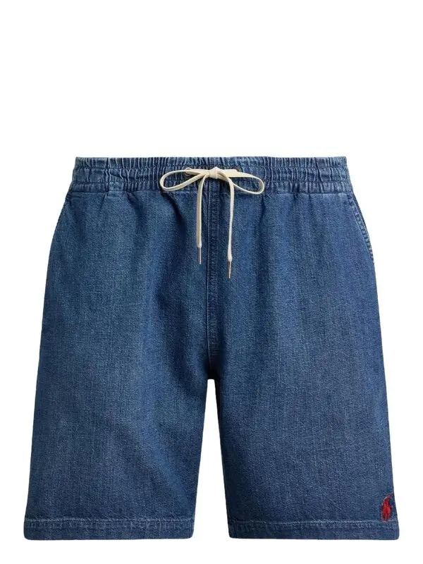 Polo Ralph Lauren Denim Drawstring Shorts - Blue