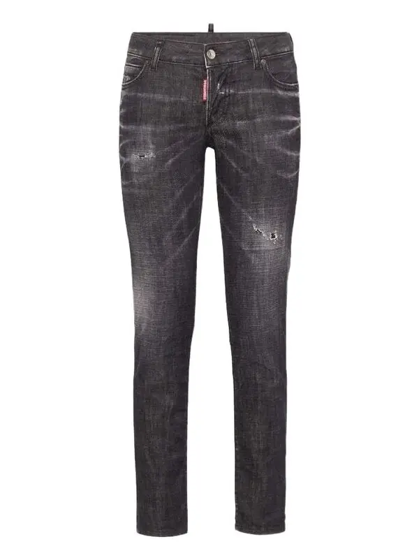 Dsquared2 Distressed Skinny Jeans - Black
