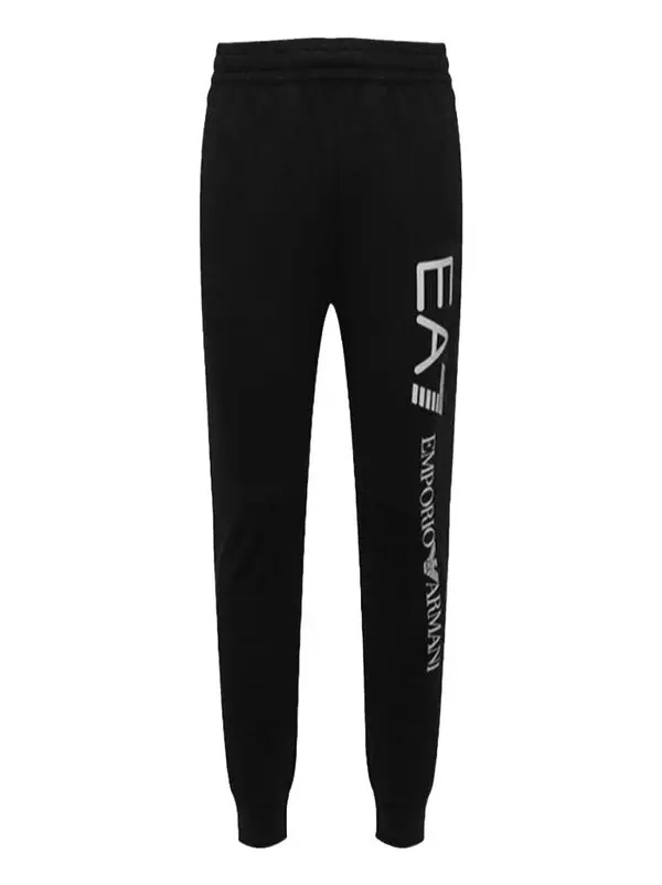 EA7 Logo Printed Sweatpants - Black