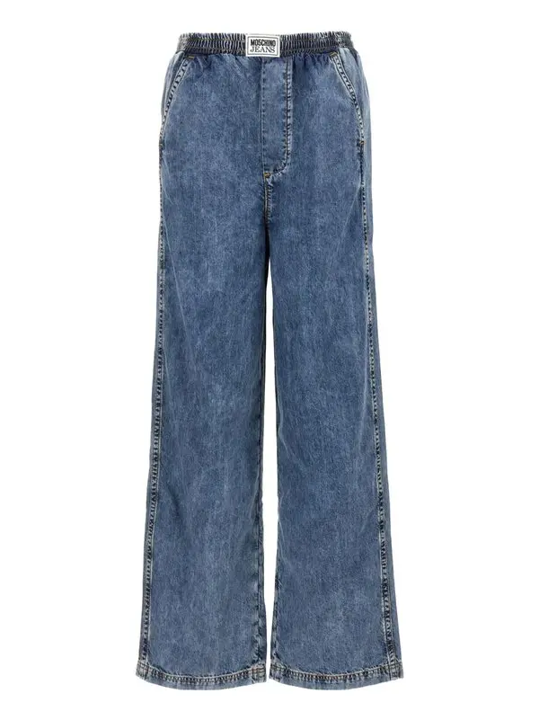 Moschino High-waist Wide-leg Denim Jeans - No