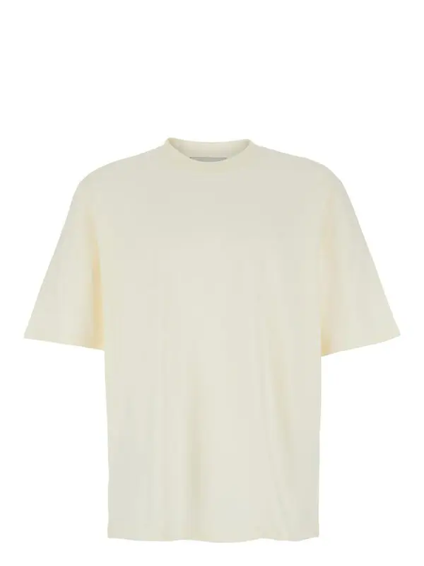 AMI Paris Logo Detailed Crewneck T-shirt - No