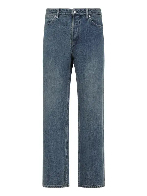 JIL SANDER Classic Fit Denim Trousers - Blue