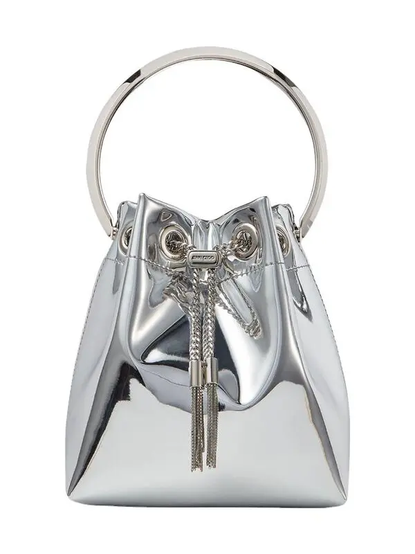 JIMMY CHOO Bon Bon Mini Shoulder Bag - Gray