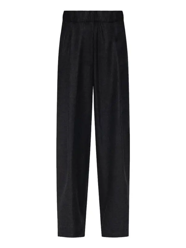 Dries Van Noten Wide-leg Trousers With Pleated Details - Black