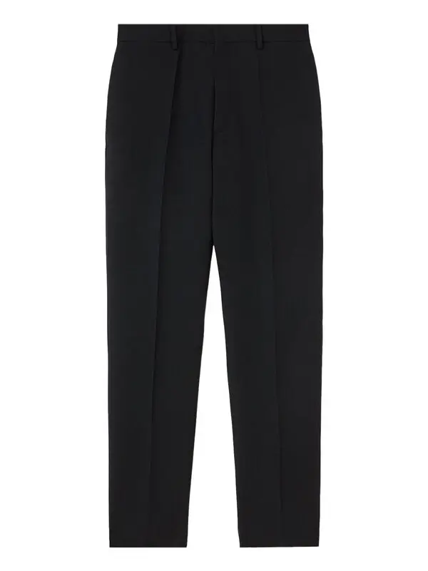 JIL SANDER Tapered Pleated Trousers - Black