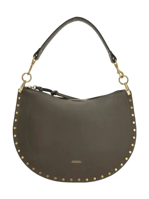 Isabel Marant Étoile Studded Leather Shoulder Bag - Brown