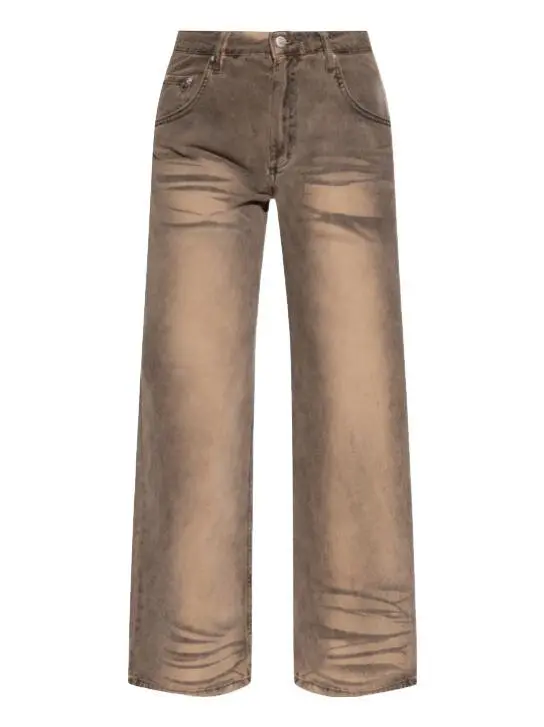 MISBHV Logo Patch Jeans - Brown