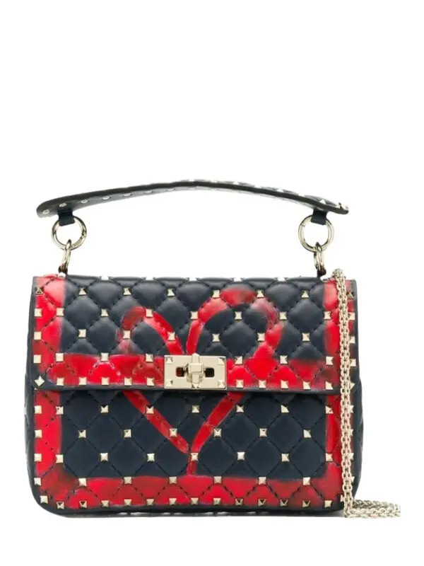 Valentino Garavani Medium Spike.it Handbag - Black