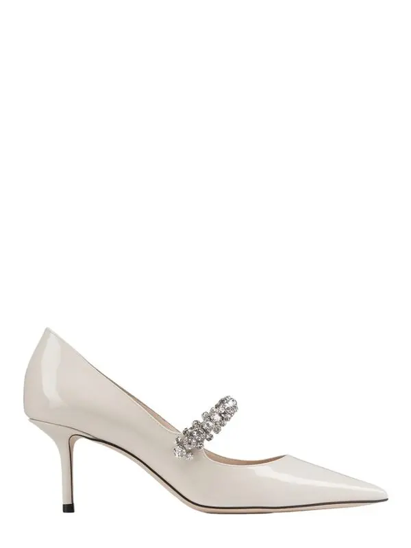 JIMMY CHOO Bing 65 Pumps With Crystal Straps - Nude