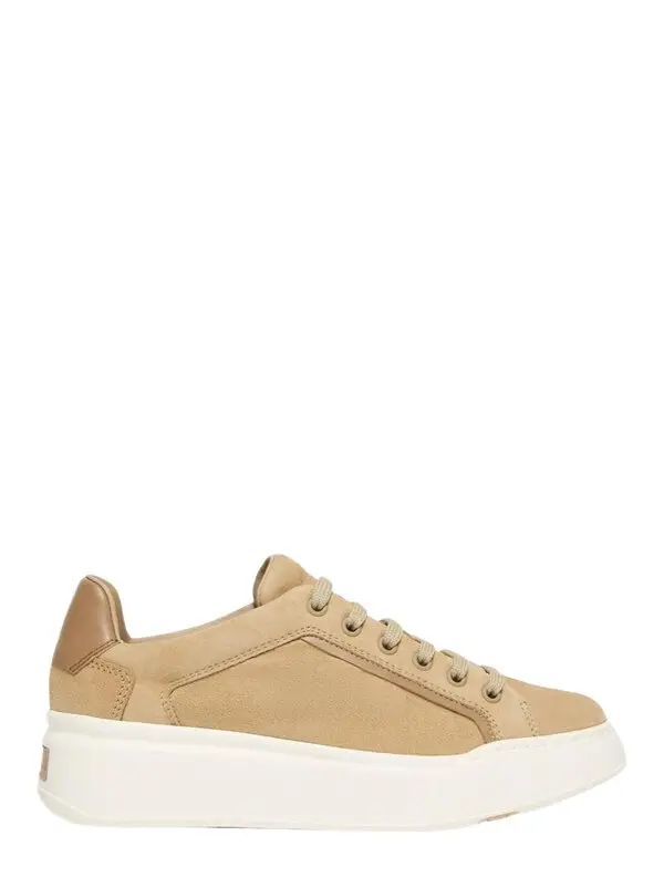 Max Mara Platform Lace-up Sneakers - Nude
