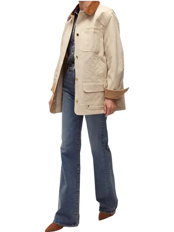Veronica Beard Abbas Barn Jacket - Nude
