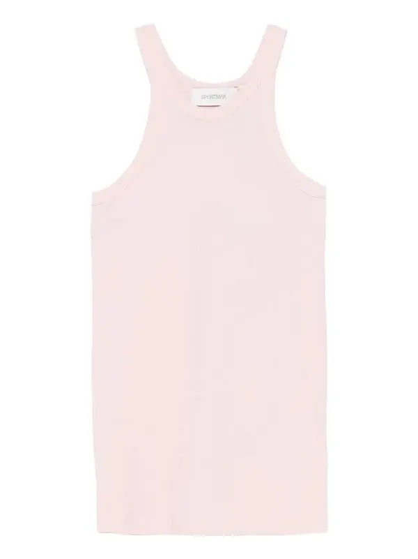 Sportmax Nastie Sleeveless Knitted Top - Pale Pink