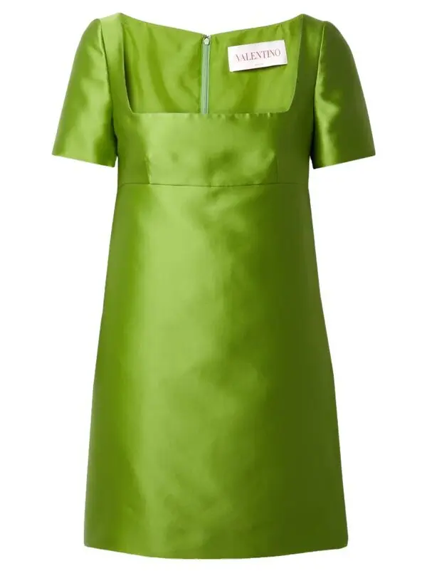 Valentino Garavani Mikado Mini Dress - Green