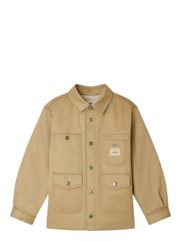 Bonpoint Quilted Overshirt - Nude