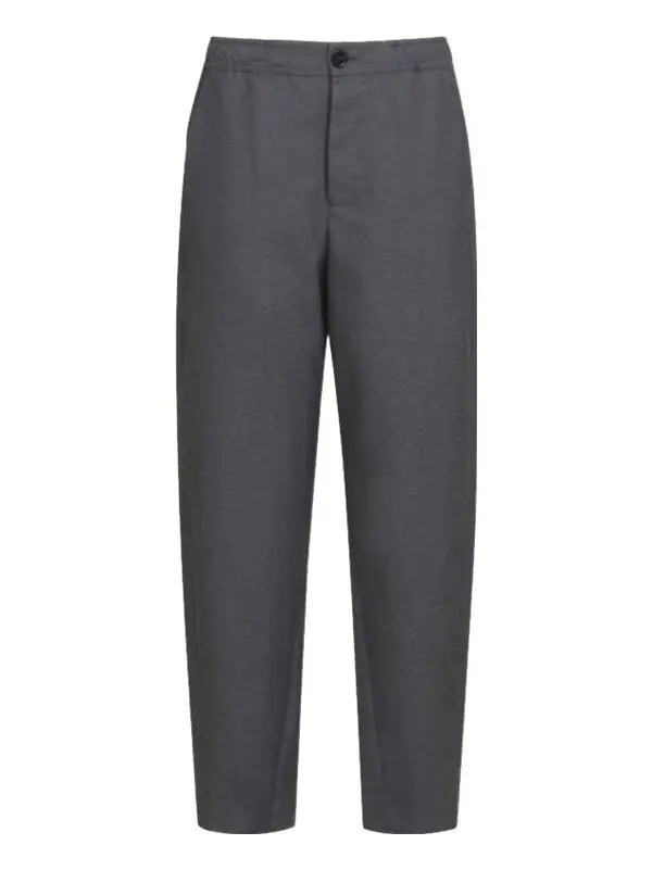 Marni Symbol Straight Leg Trousers - Grey