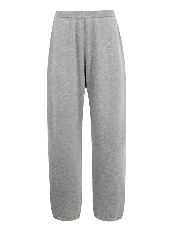 THE ROW Elastic Waist Relaxed Fit Casual Pants - Gray