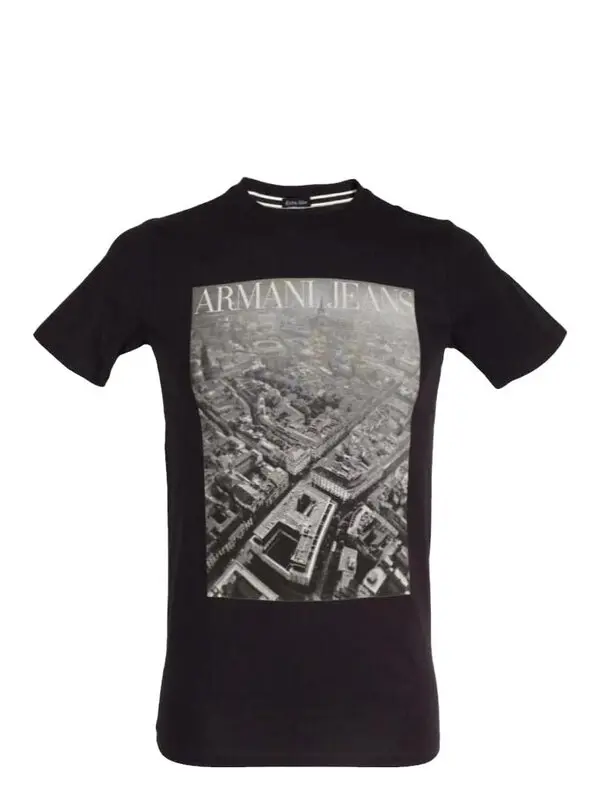 Emporio Armani Printed T-shirt - Black