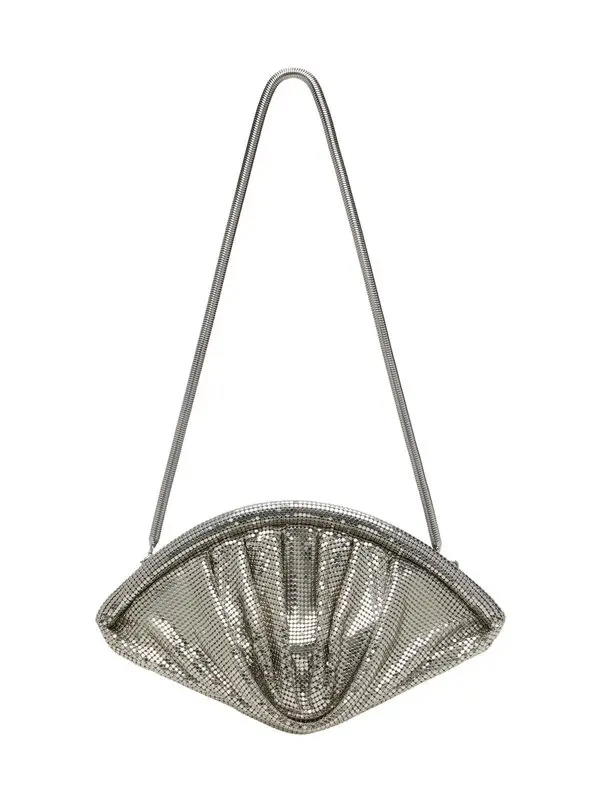 Rabanne Chain-linked Clutch Bag - Silver