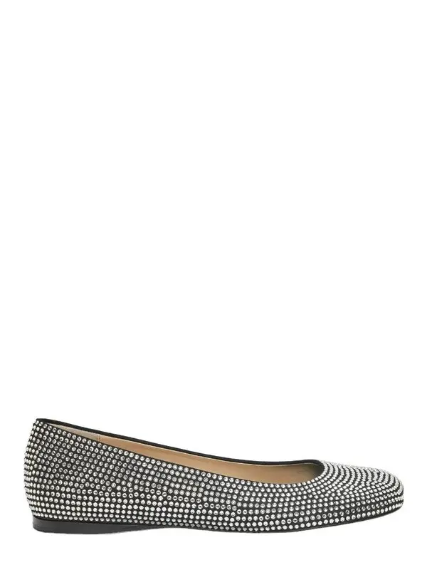 Loewe Embellished Ballerina Flats - Black