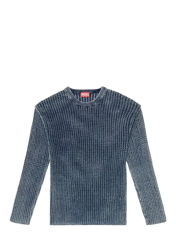 DIESEL® Ribbed Knit Sweater - Blue