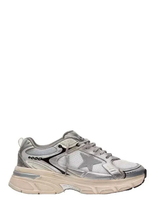 GOLDEN GOOSE Lightstar Lace-up Sneakers - Grey