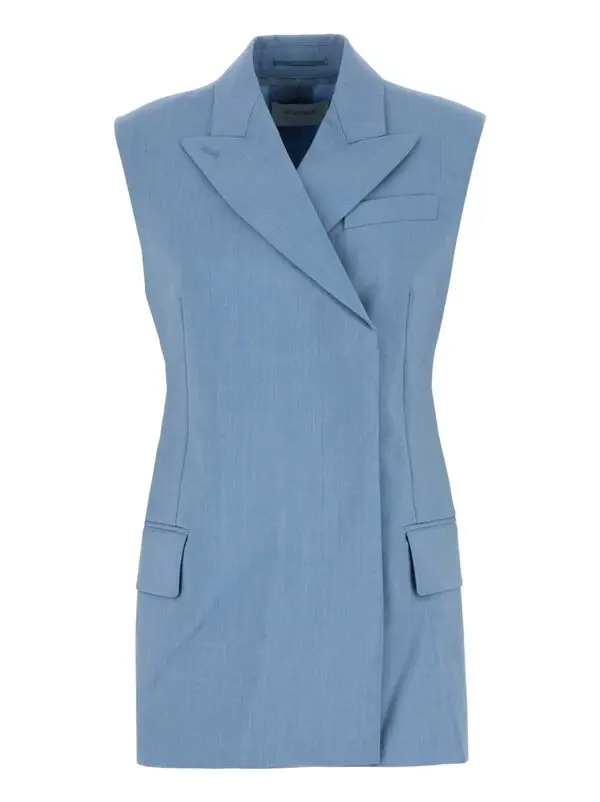 Sportmax Ilex Sleeveless Jacket - Blue