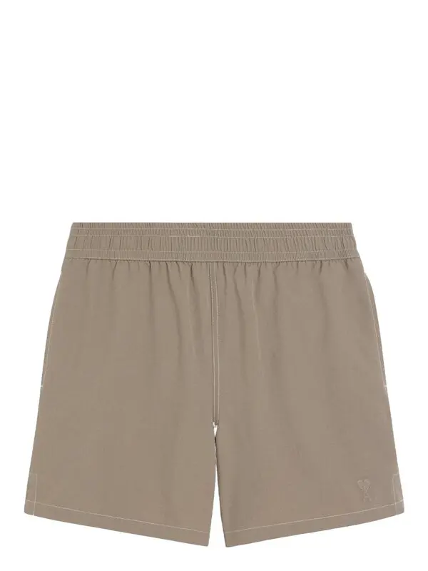 Ami De Coeur Beach Shorts - Beige