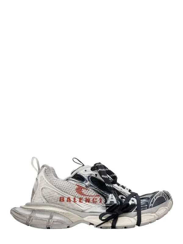 Balenciaga 3xl Mesh Panel Sneakers - White