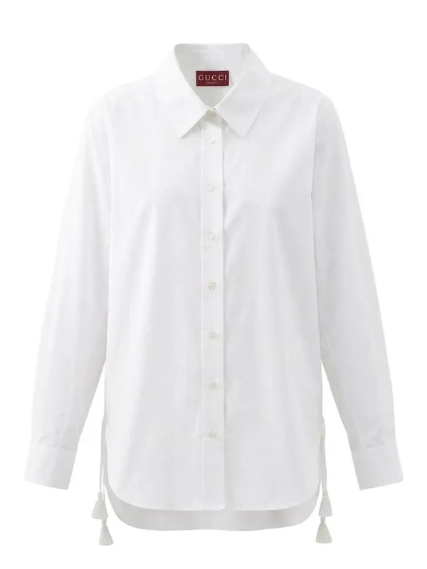 Gucci Floral Jacquard Shirt - White