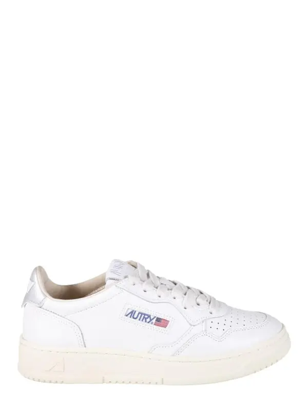 AUTRY Perforated Low-top Sneakers - White