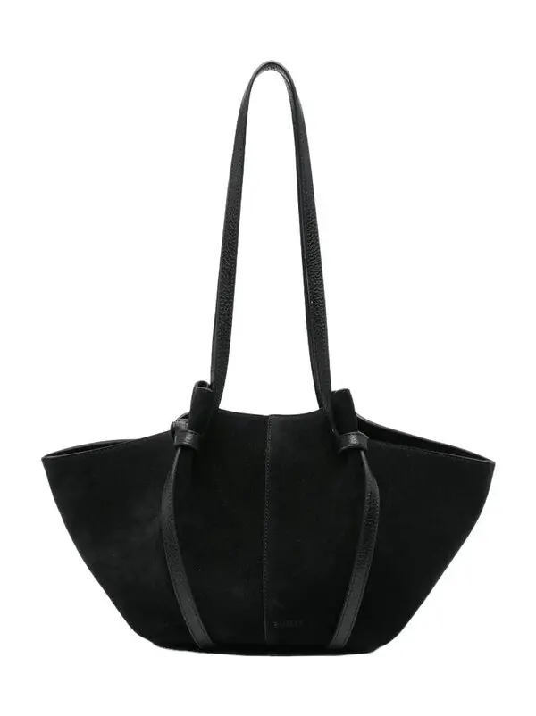 Yuzefi Patchwork Design Single-shoulder Bag - Black