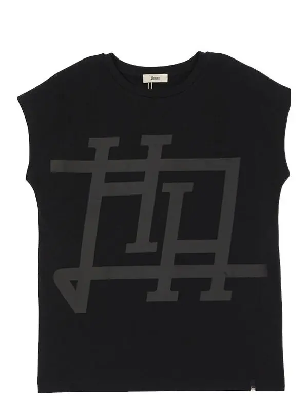 Herno Printed Graphic T-shirt - Black