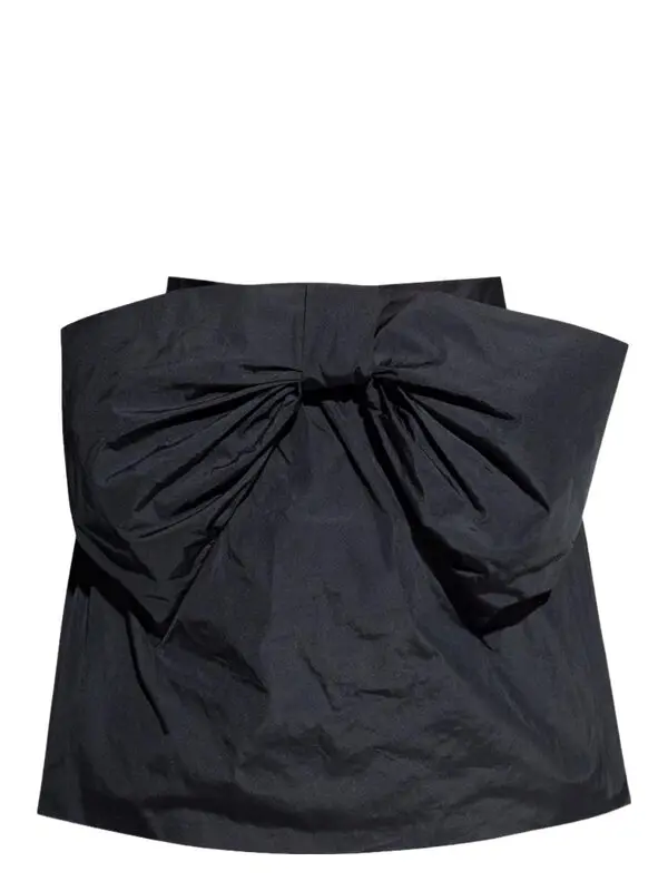 Red Valentino Oversized Bow Mini Skirt - Black