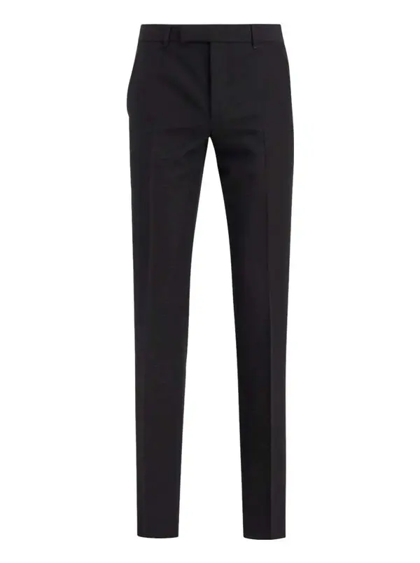 Dior Tailored Pleated Detail Track Pants - Black