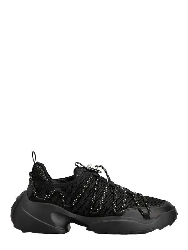 ROGER VIVIER Sacai Viv' Zag Lace-up Sneakers - Black