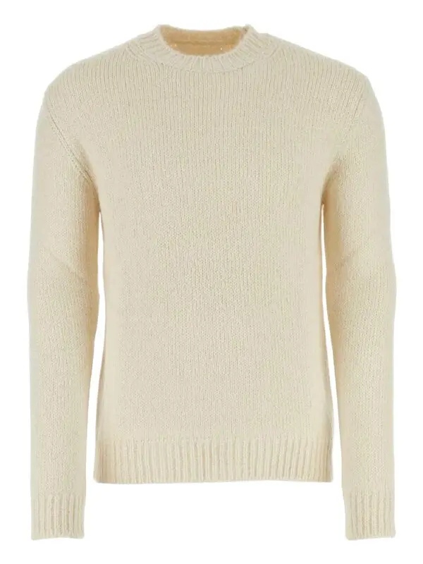 JIL SANDER Crewneck Long-sleeved Jumper - Nude