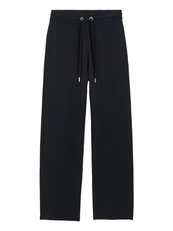 Ami Drawstring Wide-leg Trousers - Black