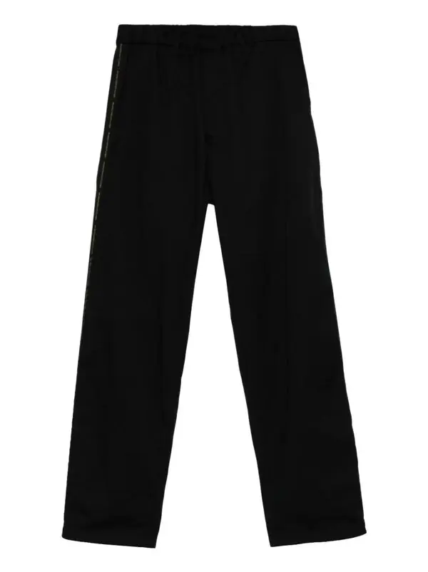 Undercover Logo Tape Detail Trousers - Black