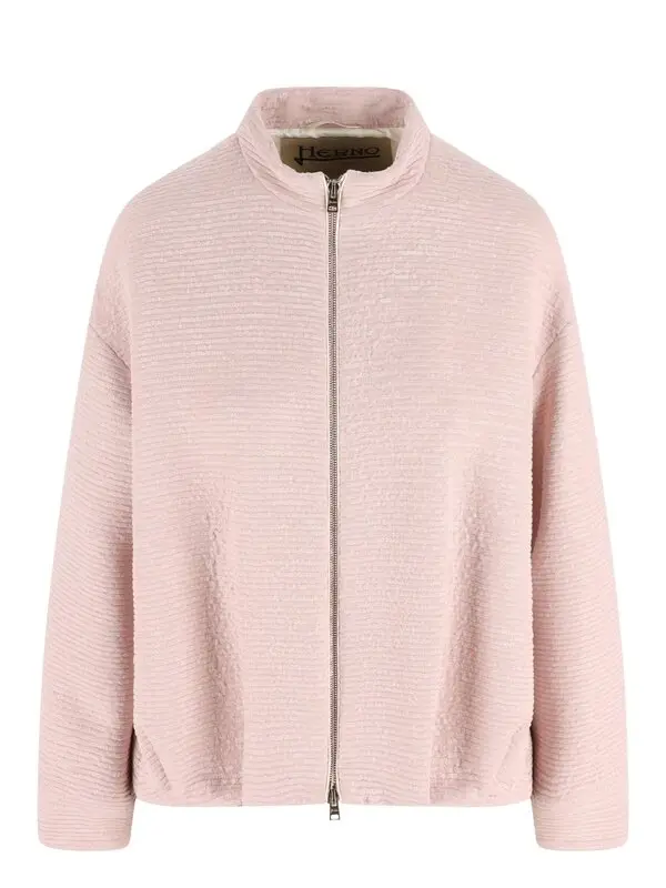 Herno Zip-up Sequined Jacket - Pink