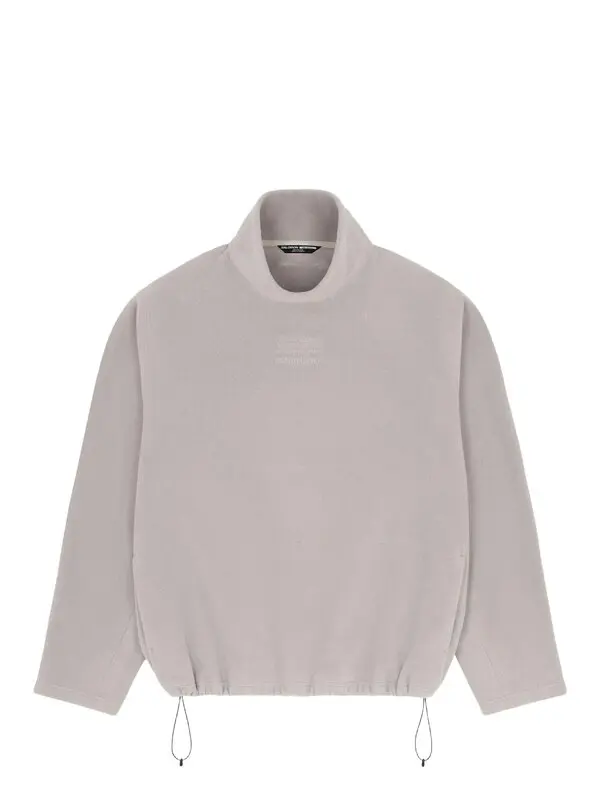 MM6 MAISON MARGIELA X SALOMON Drawstring Fleece Long-sleeved T-shirt - Cereal