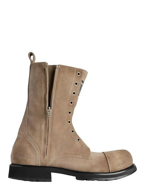 Balenciaga Truck Lace-up Boots - Brown